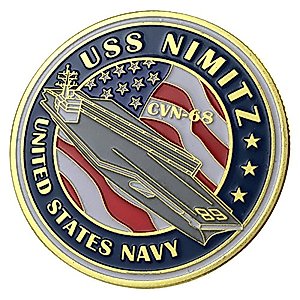 U.S. Navy USS NIMITZ / CVN-68 GP Challenge Coin 1130#