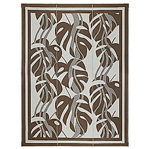 FAULKNER Deluxe 48933 Multi-Purpose Sahara Mat, 9' x 12', Brown