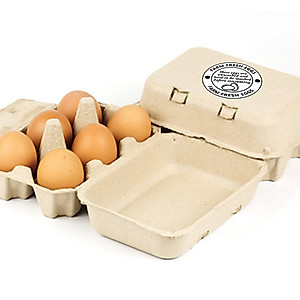 2 Inch Farm Fresh Eggs Carton Labels for Chicken,Quail,Egg Packaging Stickers,500 Pcs Per Pack