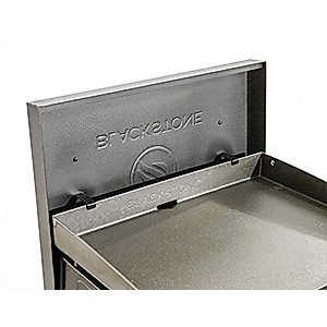 Blackstone 5079 Hard Cover Top Lid with Handle for 22" Griddle - Lightweight & Durable Storage Hood Cover - Powder Coated Steel - Flat Top Griddle Accessories Water Resistant Premium Model, Black