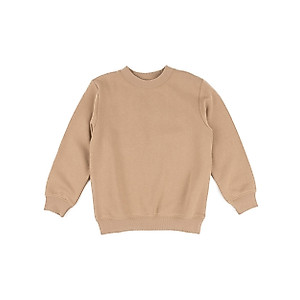 Leveret Kids & Toddler Boys Girls Long Sleeve Sweatshirt Beige (Size 4 Years)