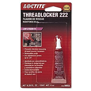Loctite 555339 Low Strength Thread Locker, 1 Pack
