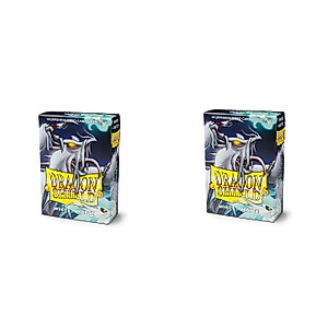 2 Packs Dragon Shield Matte Mini Japanese White 60 ct Card Sleeves Value Bundle!