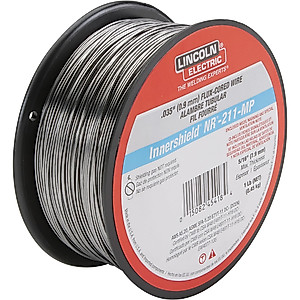 LINCOLN ELECTRIC CO ED016354 .035 10LB FluxCore Wire,Silver