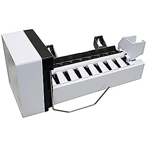 KITCHEN BASICS 101: 241798224 Ice Maker Replacement for Electrolux & Frigidaire Refrigerators 241642511 241798201 241798231 & 10 Foot Universal Ice Maker Flexible Braided Stainless Steel Water Supply