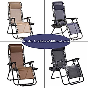Zero Gravity Chair Cushion for Foot Rest, Universal Folding Loungers Anti Gravity Recliners Outdoor Chaise Patio Lawn Camping Chairs Footrest Padding for Outside