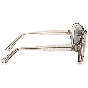 Sofia Vergara x Foster Grant Sofia Vergara x Foster Alejandra Square Reader Sunglasses for Women, Shiny Crystal Taupe, 58 mm + 1.25