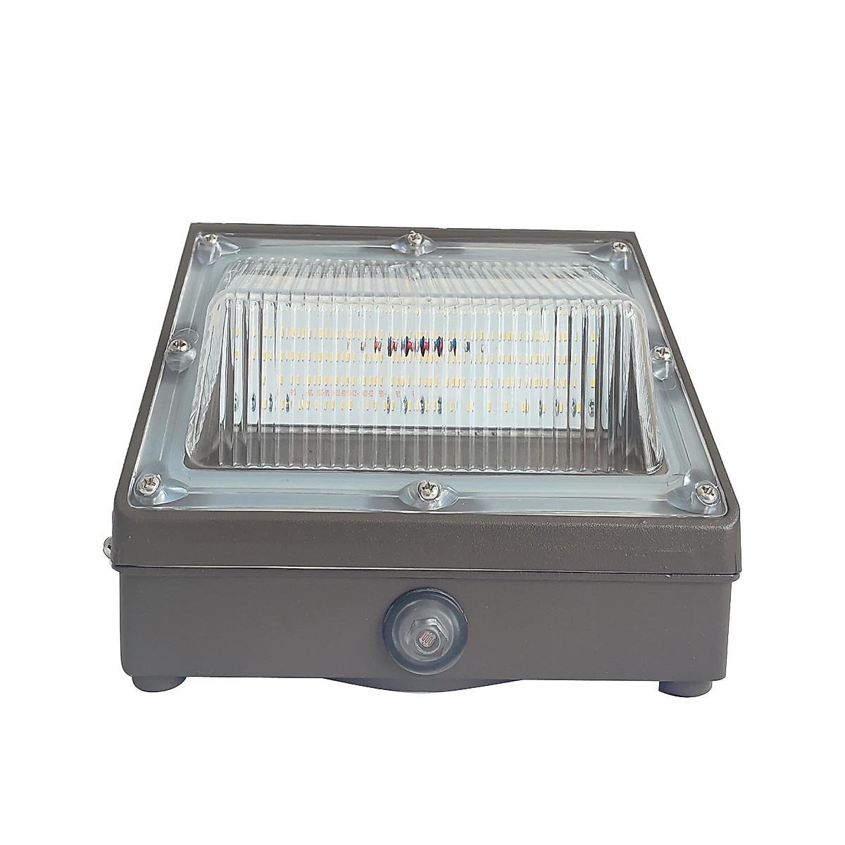 NEW SOONLED LED Wall Pack Light, 50W 6000lm 5000K Dusk-to-Dawn Photocell,Waterproof IP65, 100-277Vac, ETL DLC Listed 5-Year Warranty Outdoor Security Lighting