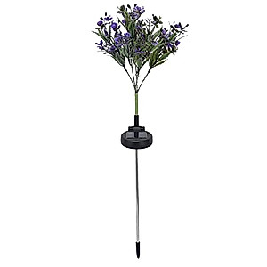 Solar Phalaenopsis Light, Easy to Use Waterproof Garden Landscape Lamp Multi Purpose Exquisite Appearance for Courtyards for Home for Garden