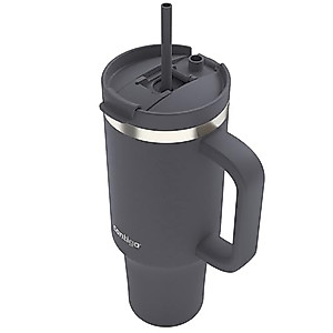 Contigo Streeterville 40oz Tumbler, Stainless Steel Vacuum Insulated, Leak-Proof, Cold for 29 Hours, Darkstone