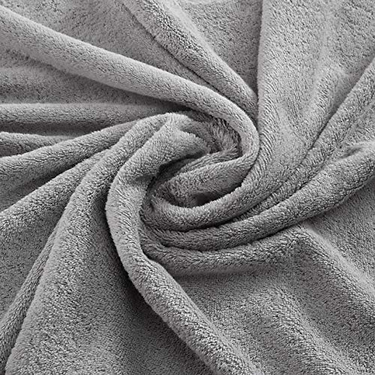 Qute Home 4-Piece Hand Towels Set, 100% Turkish Cotton Premium Quality Towels for Bathroom, Quick Dry Soft and Absorbent Turkish Towel, Set Includes 4 Hand Towels (Grey)