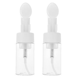DOITOOL 2pcs Sparkling Bottle Foam Face Wash Liquid Hand Soap Foaming Foaming Soap Dispenser Empty Pump Bottles Travel Soap Hand Soap Foaming Bottles Empty Sub Bottle Clean