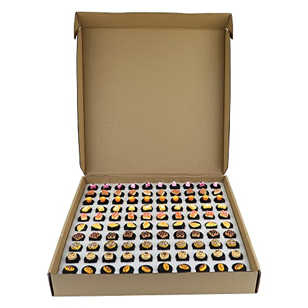 YHSWE (100 PCS Wax Container 6ml Glass Concentrate box with Dessert Silicone Lids Non-stick Glass Oil Multi Use Jar for Lip Balm,Lotion, Cream