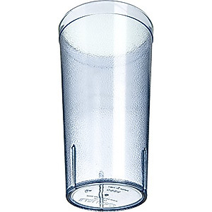 CFS Stackable Plastic Tumbler Cup for Restaurants and Cafeterias, 20 Ounce, Blue