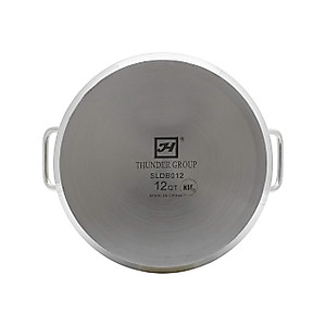 Thunder Group 12 quart 18/8 stainless steel double boiler (3 pcs set), comes in each