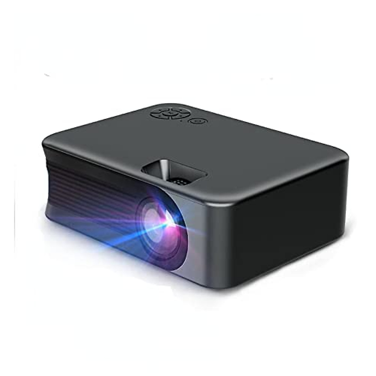 NarcNton Projector Smart TV WiFi Portable Home Theater Cinema Battery Sync Mobile Phone Beam LED Projector Suitable for 4k Movie Projector A30C-Battery