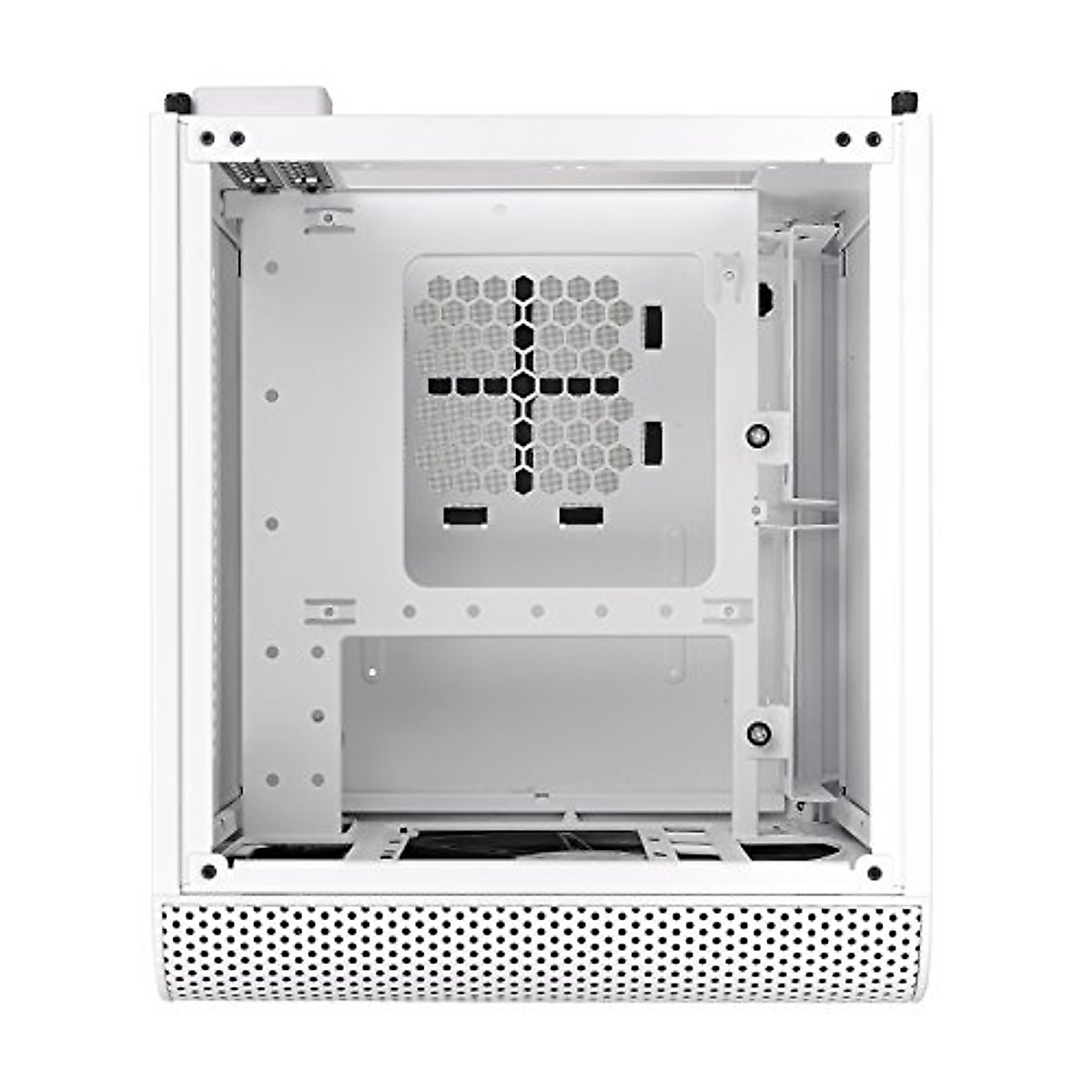 Thermaltake Core V1 Snow Edition SPCC Mini ITX Cube Computer Chassis CA-1B8-00S6WN-01, White