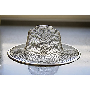 Mesh Sink Strainer, Prevents Sink Clogging From Food & Hair, Great for Stainless Steel Sinks, Set of 2