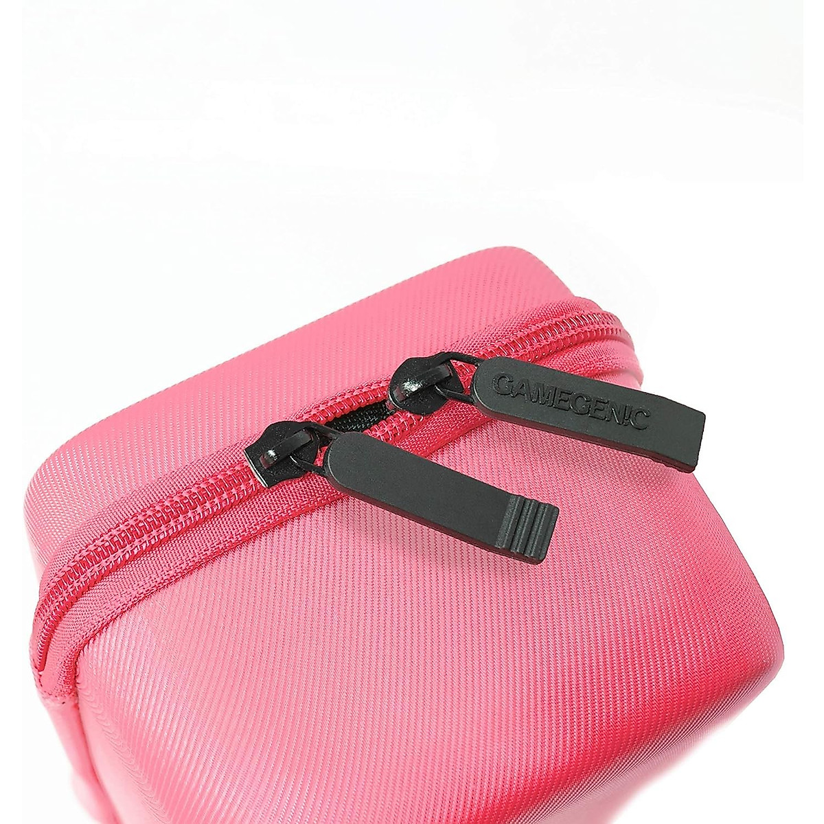 Game Shell 250+ | Portable Case for Board Games and Card Games | Holds Up to 250 Double-Sleeved Cards | Accessories Compartment Holds Tokens and Dice | Pink Color | Made by Gamegenic