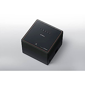 Epson EpiqVision Mini EF12 Smart Streaming Laser Projector, HDR, Android TV, Movies, Family Gaming, Portable, sound by Yamaha, 3LCD, Full HD 1080p, 1000 lumens Color & White Brightness Bluetooth Black