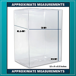 MALKO 10 Inch Funko Pop Protector | Compatible with All Vertical 10" Vinyl Figures Newer & Old | 2 Pack