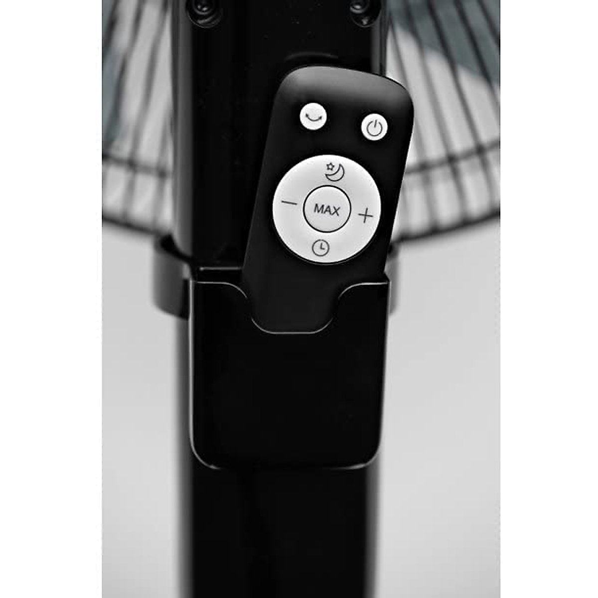 PELONIS 16'' 12-Speed Adjustable Height Quiet Pedestal Fan with Digital Display & Remote Control, PSPF18AR40B (Renewed)