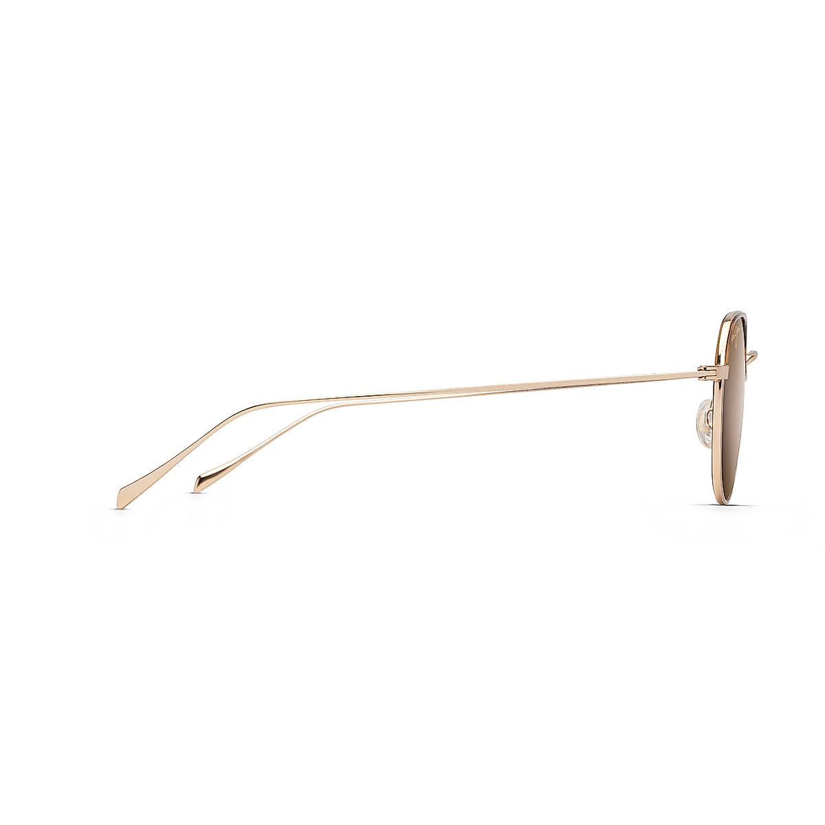 Maui Jim Men's and Women's Island Eyes Polarized Classic Sunglasses, Gold/HCL® Bronze, Medium