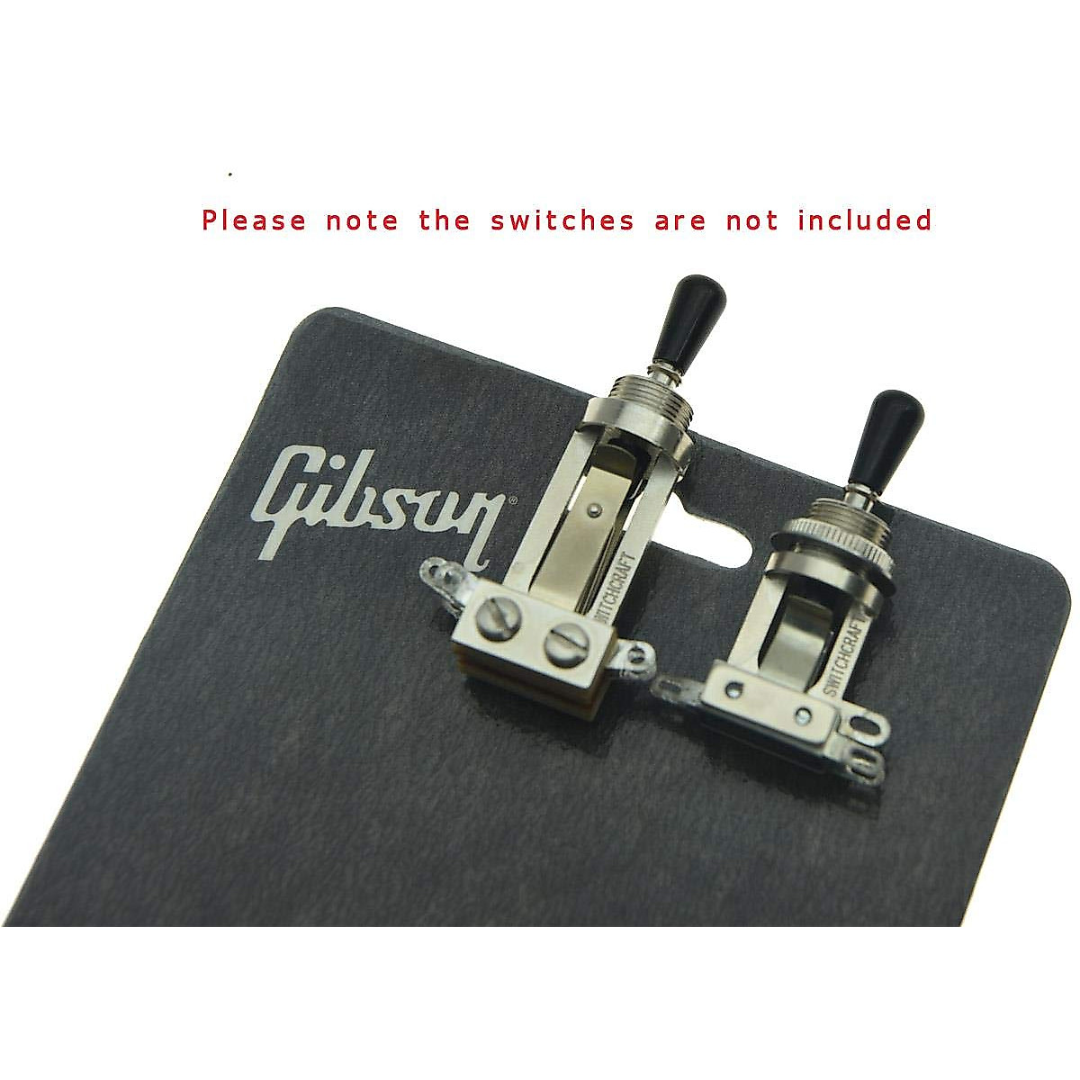 Dopro USA Threaded SAE 8-32 Metal Guitar 3 Way Toggle Switch Tip Switch Knob Switch Cap Fits Gibson Les Paul/Switchcraft Switch Black