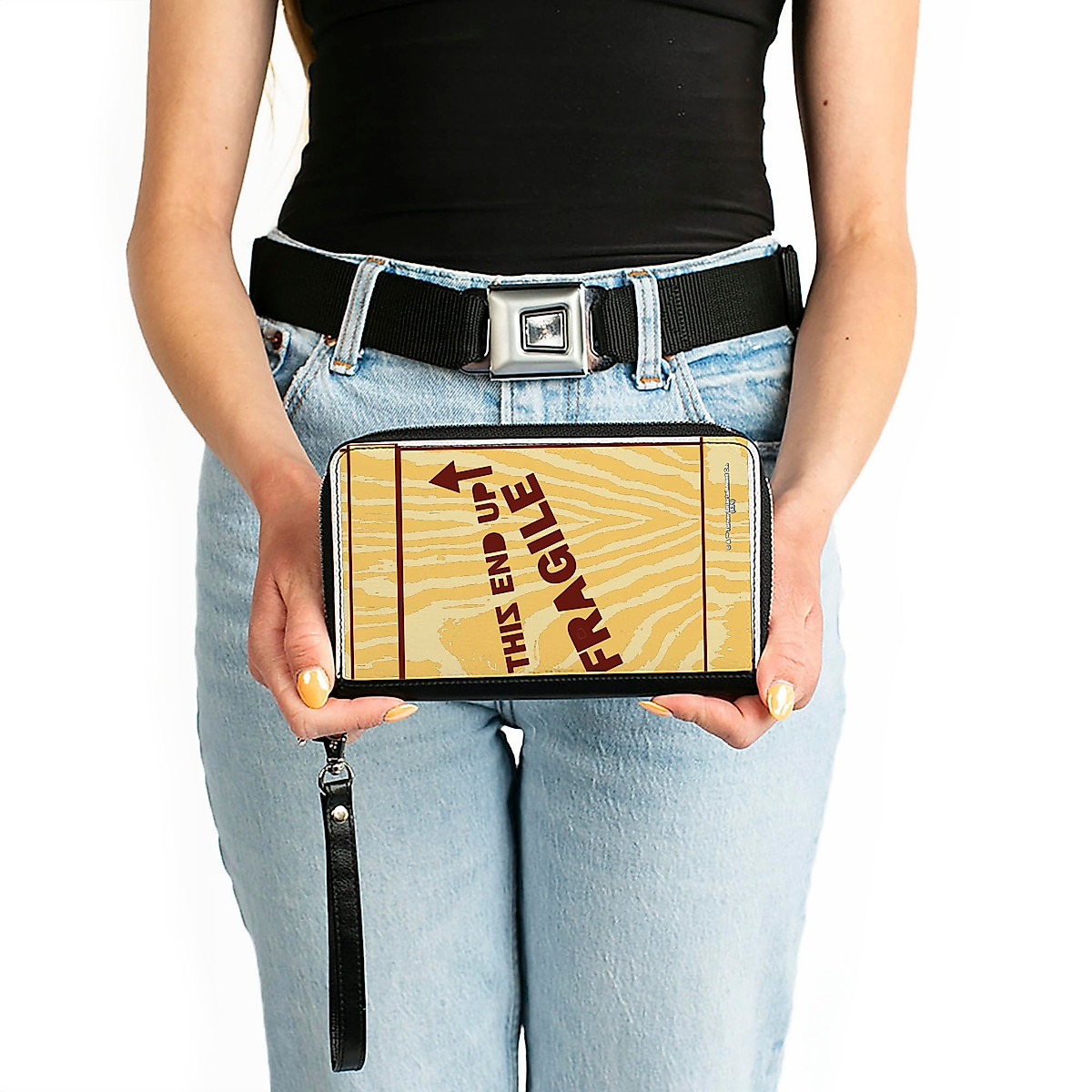 Buckle-Down Women's PU Zip Around Wallet Rectangle-A Christmas Story, 7.5"x4.5"