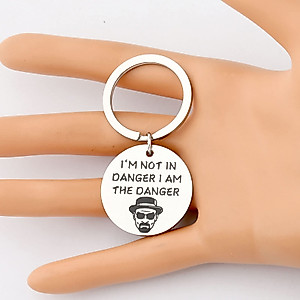 BLEOUK Crime TV Inspired Gift Breaking Gift Bad Gift TV Show Fans Gift Chemistry Teacher Gifts (i am the danger)