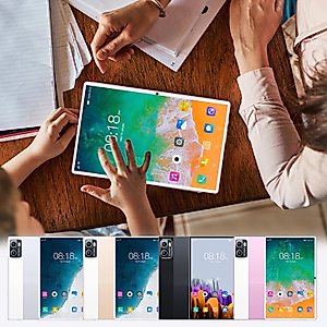 High Configuration 2+16G All Netcom 10.1-inch Android Tablet Computer 10 Core IPS High-Definition Ultra-Thin WiFi Bluetooth Voice Call Game Office Tablet, Gift for Family
