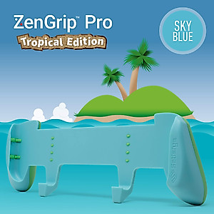Satisfye - ZenGrip Pro Gen 3 OLED, a Switch Grip Compatible with Nintendo Switch - Comfortable & Ergonomic Grip, Joy Con & Switch Control. #1 Switch Accessories Designed for Gamers (Blue)