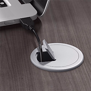 Bush Business Furniture Studio C Corner Bar Cabinet with Shelves, 48W, Storm Gray