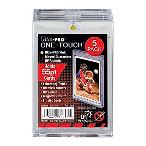 Ultra Pro 55PT UV One-Touch Magnetic Holder, Pack of 5