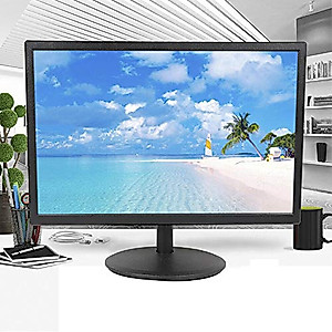 Eapmic Digital TV Screen, 19inch 16:10 HDMI VGA AV HD Television Player Portable Handheld ATSC Monitor Gaming LED Monitor