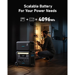 Anker SOLIX F2000 Portable Power Station, PowerHouse 767, 2400W Solar Generator, GaNPrime Battery Generators for Home Use, LiFePO4 Power Station for Outdoor Camping, and RVs (Solar Panel Optional)