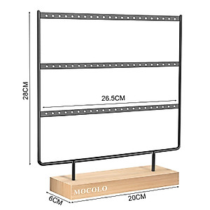 Mocolo Earring Organizer Stand, Earring Display Stand, Earring Holder for Hanging Earrings