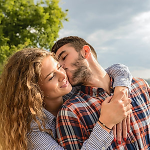 EMIRISTIC Personalized Photo Bracelet With Picture Inside - Handmade Free Size Custom Picture Bracelet for Men - Valentine's Day Birthday Any Special Day Gifts