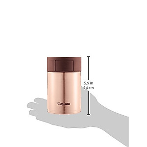 象印マホービン(ZOJIRUSHI) SW-HC Insulated Lunch Jar, 450ml, rosegold