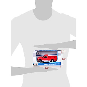 Maisto Datsun 620 Pickup (1973) 1:24 Scale Model Car Opening Doors 20 cm Red (531522)