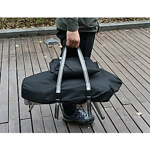 Pizza Oven Cover for Ooni Fyra 12 Pizza Oven - Heavy Duty Waterproof 600D Oxford Fabric Outdoor Portable Pizza Oven Carry Cover Accessories