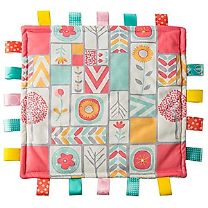 Taggies Original Blanket, 12 x 12-Inches, Comfy Color Blocks