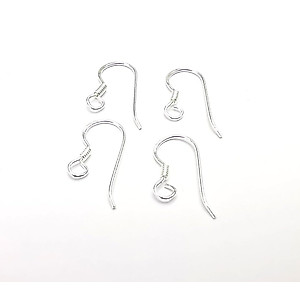 Earring Hooks, Fish Hooks, Ear Wires, French Hook Earrings, Earring Findings, 925 Sterling Ear Wires, Sterling Earring Hooks, Wholesale Ear Hooks Sterling Hooks, Jewelry Making Earring, Wire Hooks