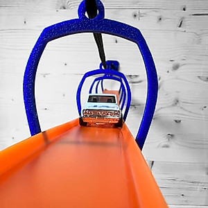 Hot Wheels Compatible Suspension Bridge (Blue)