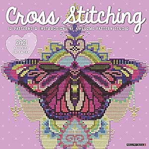 Cross Stitching 2021 Wall Calendar