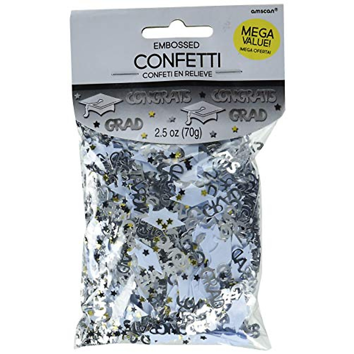 Amscan Confetti, 2 1/2oz, White