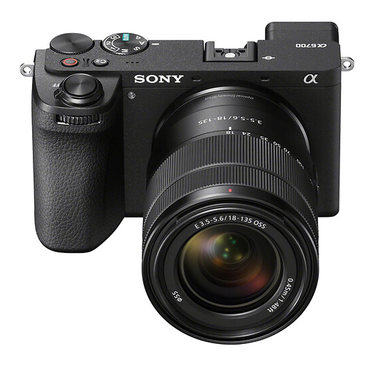 Sony a6700 Mirrorless Camera with 18-135mm Lens + 64GB Memory, Case, Gripster Tripodpod, and More (26pc Bundle) (Renewed)