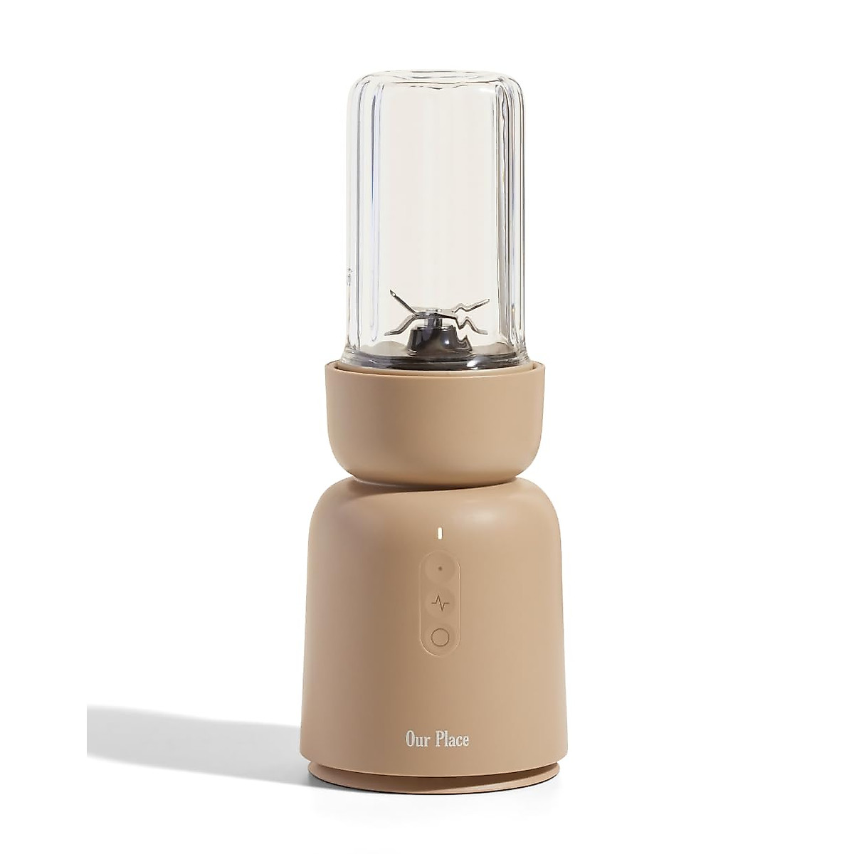 Our Place Splendor Blender - 1000W High-Power | Ultra-Sharp Blades | 2 Blending Modes | Includes 25 oz Personal Cup and Drinking Lid Set | Smoothies, Shakes & More | Steam