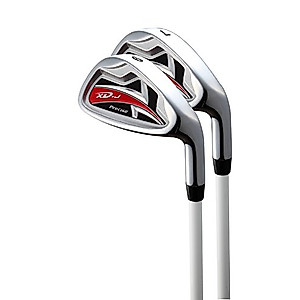 Remarkable Right Handed Junior Golf Club Set for Age 6 to 8 (Height 3'8" to 4'4") Set Includes: Driver (15"), Hybrid Wood (25*), 7, 9 Iron, Putter, Bonus Stand Bag & 2 Headcovers