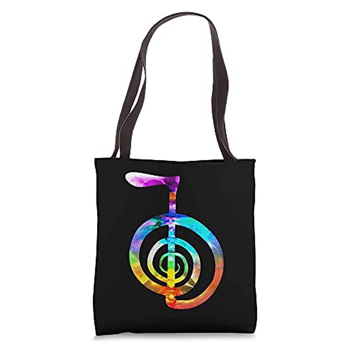 Reiki 7 Chakras colors - Reiki Symbol Choku Rei Tote Bag
